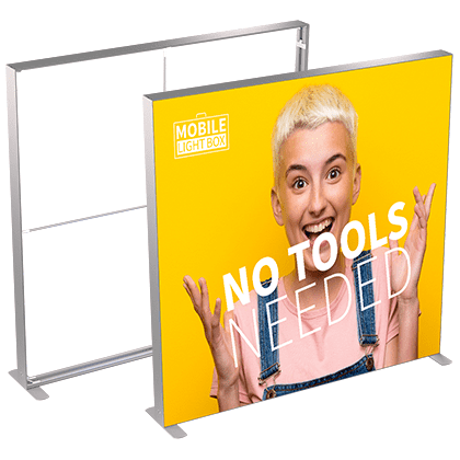 MT Light Box 200 x 200 cm m. 2 stk. banner